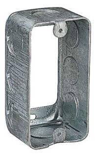 Steel City 59361-3/4 1-Gang Utility Box Extension Ring 13Cu 3/4" Ko ...
