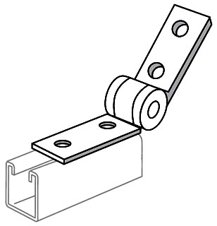 S-STRUT Q205 CHANNEL HINGE | Gordon Electric Supply, Inc.