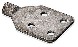 BLACKBURN 2042-1-W/JAMNUT COPPER TP TRANSFORMER STUD ADAPTER 4-HOLE W ...