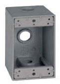 BWF DB-75V 3/4"" 3-Hole 1-Gang Deep Outlet Box | Gordon Electric Supply ...