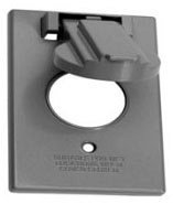 BWF FC-71V 1-Gang Weatherproof Single Receptacle Cover | Gordon ...