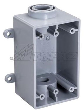 TOPAZ 1290 1IN WEATHERPROOF BOX TYPE FSC 10PK | Gordon Electric Supply ...