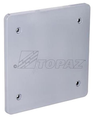 TOPAZ 1314 WEATHERPROOF BOX COVER TWO-GANG BLANK | Gordon Electric ...
