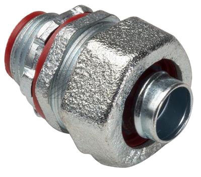 Topaz 471S 1/2"" Malleable Straight Insulated Liquidtight Connector ...
