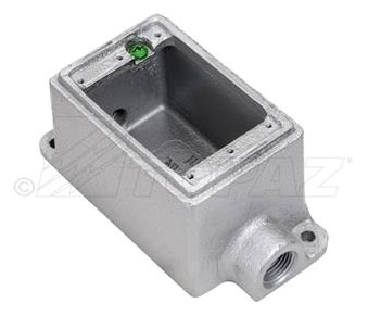 TOPAZ FSDD3M 1IN FDC BOX DEEP DUAL HUB MALL 5-PK | Gordon Electric ...