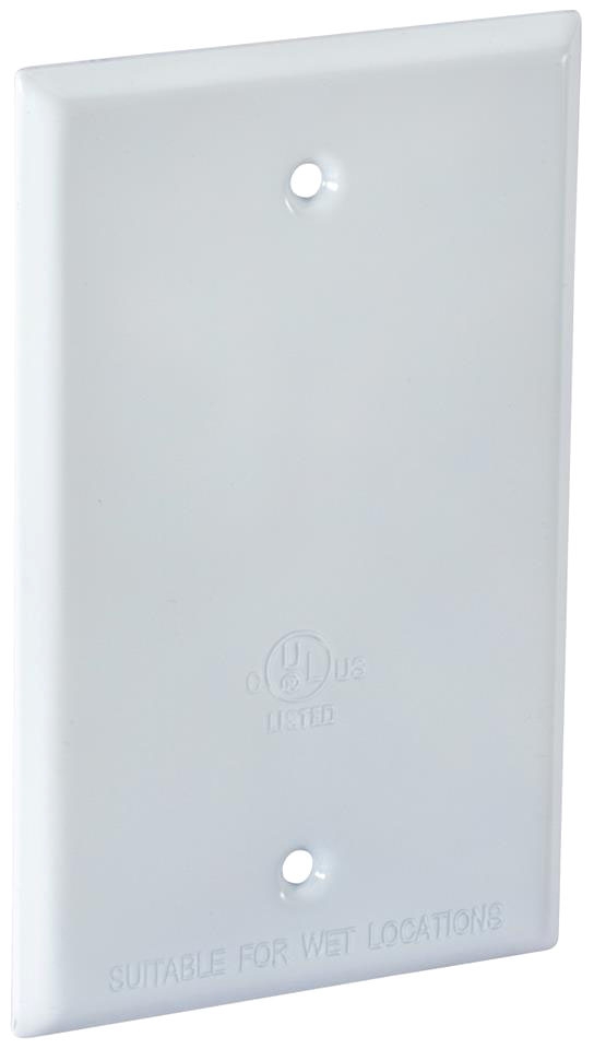 Topaz WC1BW 1-Gang White Weatherproof Cover | Gordon Electric Supply, Inc.