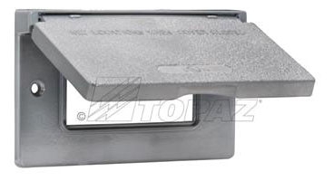 TOPAZ WCH1GFI HORIZ. 1-GANG WEATHERPROOF GFCI 50PK | Gordon Electric ...