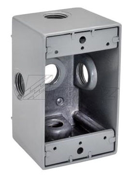 Topaz WDB15100X 1"" 1-Gang Deep Weatherproof Box | Gordon Electric ...