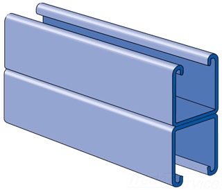 UNISTRUT A1001-10GR 14 GAGE CHANNEL | Gordon Electric Supply, Inc.