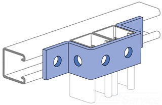 Unistrut P1043A-EG 6-Hole U Fitting | Gordon Electric Supply, Inc.