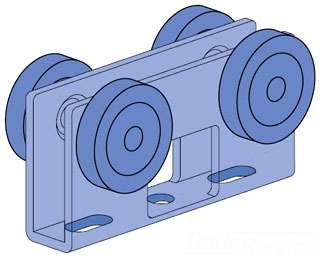 Unistrut P2750-EG 4 Wheel Trolley | Gordon Electric Supply, Inc.