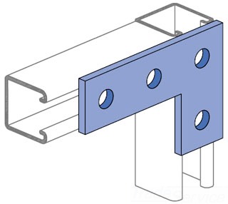 UNISTRUT P1380A-GR 4H FLAT PLATE FTG | Gordon Electric Supply, Inc.