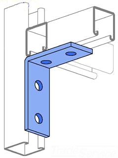 UNISTRUT P1325-HG 4H 90D CORNER | Gordon Electric Supply, Inc.