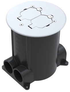 WIREMOLD 881 : ROUND PVC FLOOR BOX | Gordon Electric Supply, Inc.