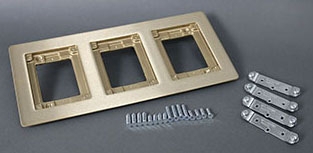 WALKER 837B : 3-GANG COMBINATION CPT & TILE FL | Gordon Electric Supply ...