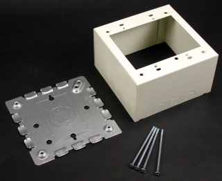 WIREMOLD 5744S-2WH : STEEL DEEP DEVICE BOX 2G WHITE | Gordon Electric ...