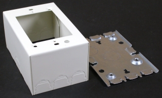 WIREMOLD 5747WH : STEEL SHALLOW DEVICE BOX WHITE | Gordon Electric ...