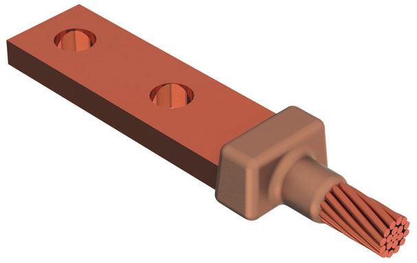 Cadweld GLCEG2S Cable To Lug Or Busbar, Gl, 1/4"" X 1-1/2"" , 4/0 ...