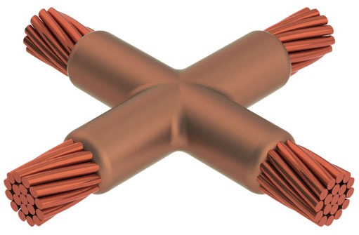 CADWELD XAD4L2Q HOR SAME PLANE CABLE MOLD | Gordon Electric Supply, Inc.