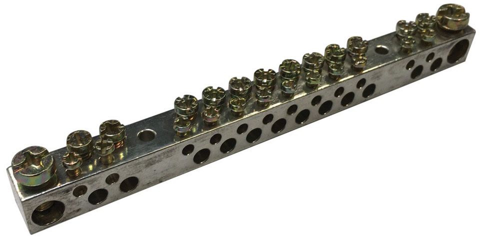 Erico 568720 Earthing & Neutral Double Busbar Tinned Aluminum 26 ...
