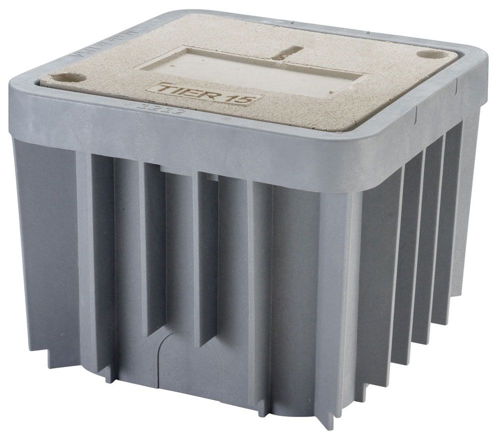 Erico IH1250D Inspection Housing, Polyolefin, 12"" X 12"" X 12 ...