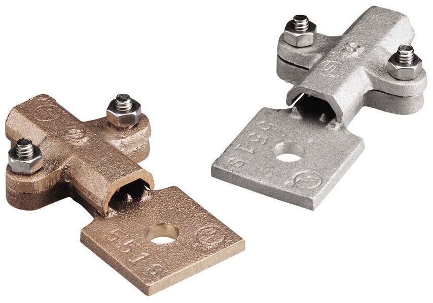 Erico LPC551L38 3/8 Copper Cast Bonding Lug | Gordon Electric Supply, Inc.