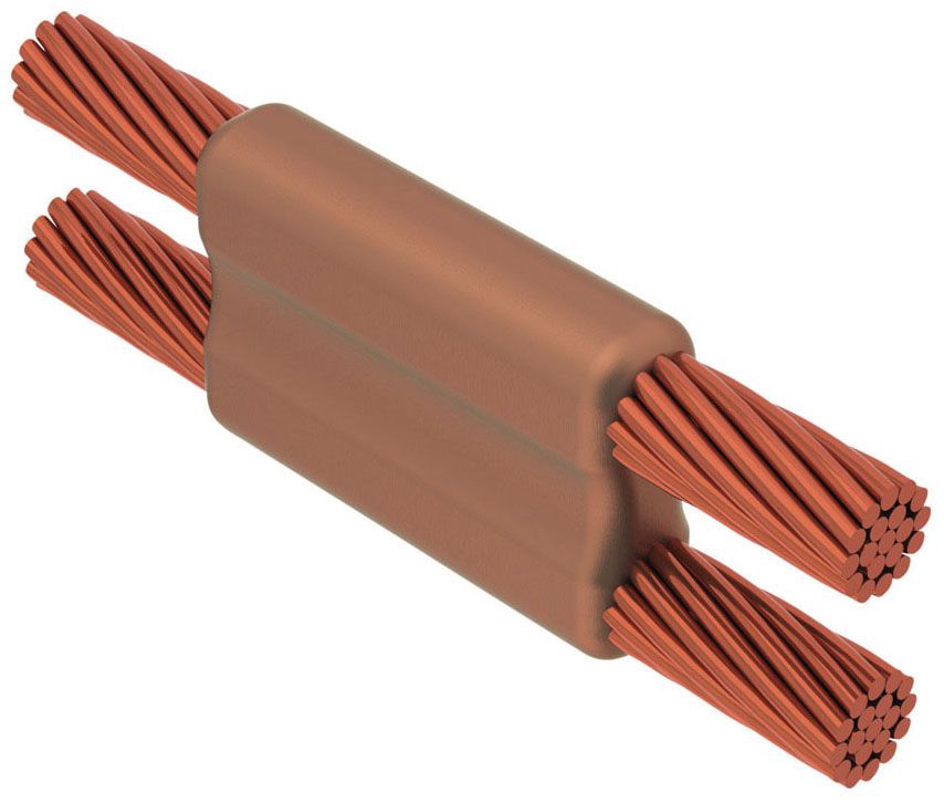 Cadweld PTC2G1H Cable To Cable, Pt, 2/0 Concentric, 0.418"" Conductor 1 ...