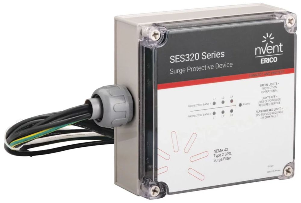 Erico SES320B208Y Ses(B), 320 Ka, 120/208 V Un, 3Ph Y 4W+G Distribution ...