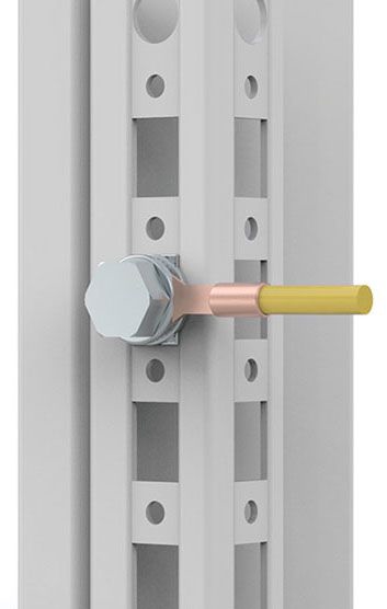 Hoffman ECF06 Frame Earthing Connection M6 | Gordon Electric Supply, Inc.
