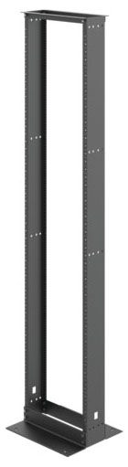 HOFFMAN EDR19FM51U6 2 Post 19" rack 8FT 51U 6" Blk 96.00x20.28x18.00 ...