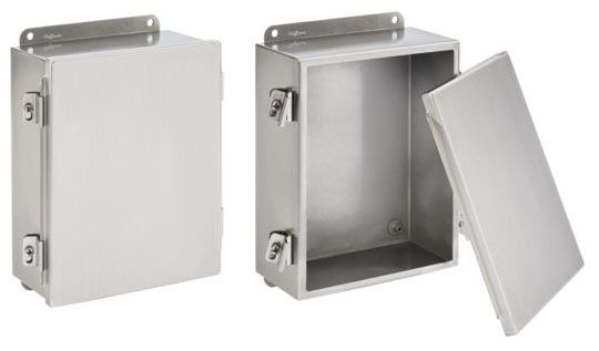 HOFFMAN A6044NFSS6 Junction Box Type 4X Clamp Cover 6.00x4.00x4.00 Stainless Steel Type 316L ...