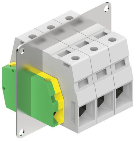 Hoffman ATBP200 200 Amp Terminal Block, Plate Steel | Gordon Electric ...