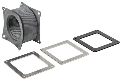 Hoffman F44WFFSS Wireway Flexible Fitting 4.00X4.00 Rubber | Gordon ...